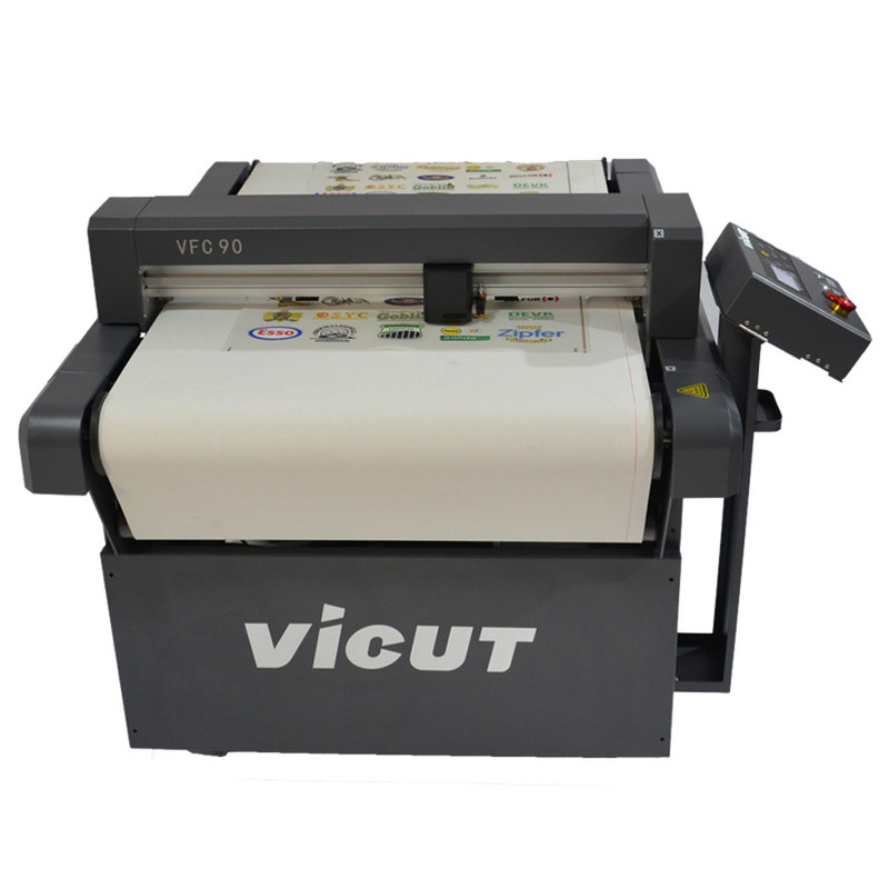 Method of Fixmedia DTF Film Cutter VFC90 Digital Flatbed Cutter Roll ...